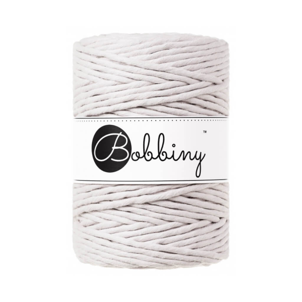 mahina - Bobbiny macrame yarn 5mm twisted Moonlight 100m